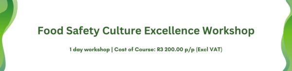 Food Safety Culture Excellence Workshop - Progress Excellence